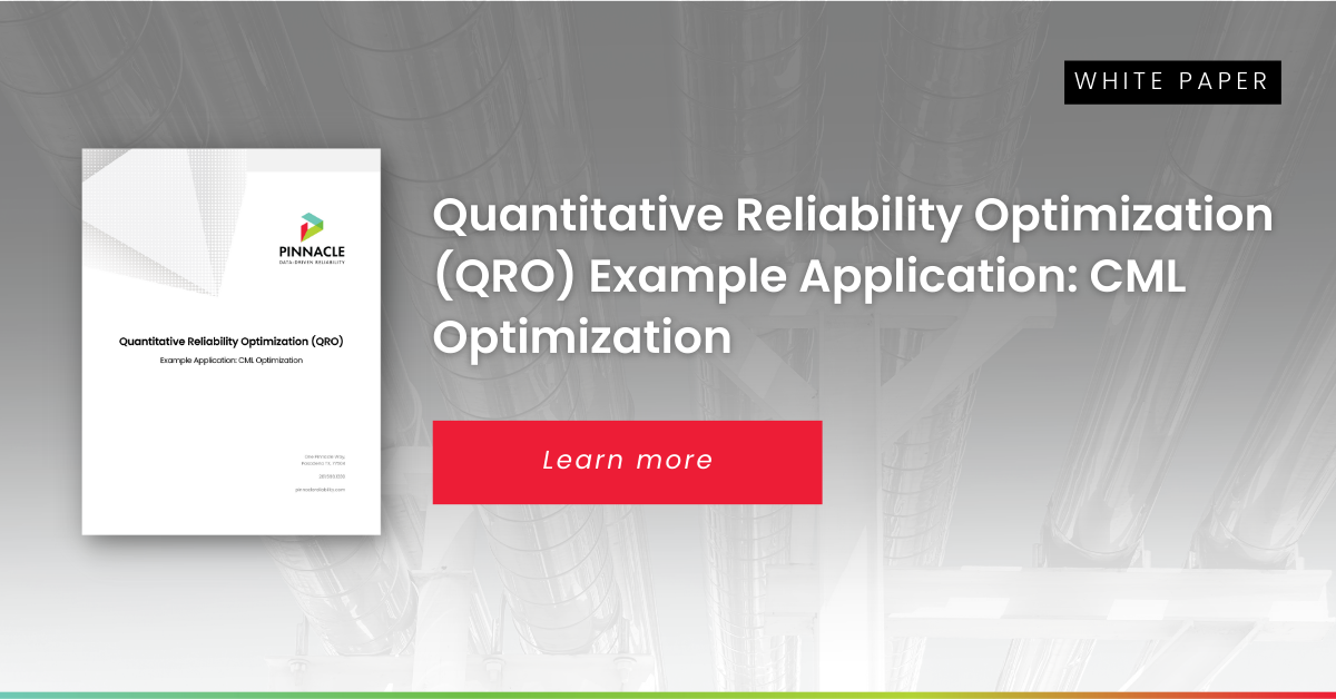 Quantitative Reliability Optimization (QRO) Example Application: CML ... Quantitative Reliability Optimization (QRO) Example Application: CML ...